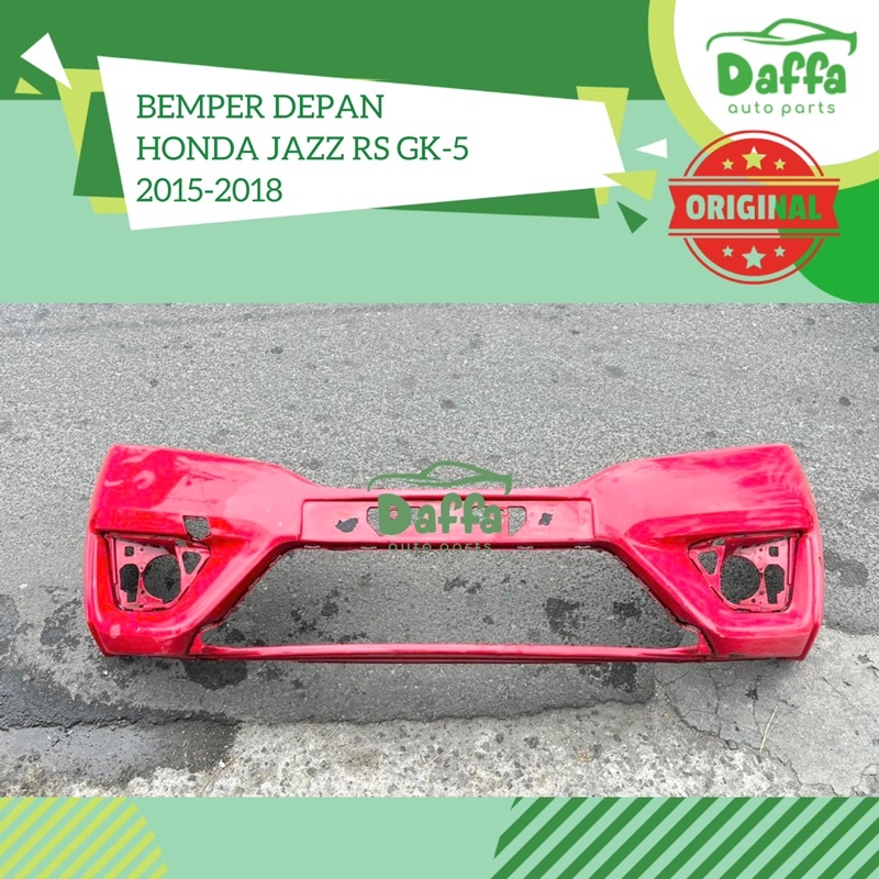 Jual Bemper Front Bumper Guard Depan Mobil Honda Jazz RS GK5 GK 5 2015 2016 2017 2018 Original ...