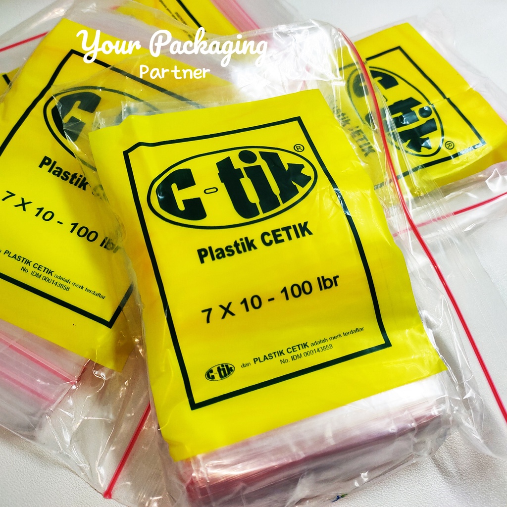 Jual Plastik Klip isi 100lembar Cetik Plastik Sambal Saos Makanan Obat ...
