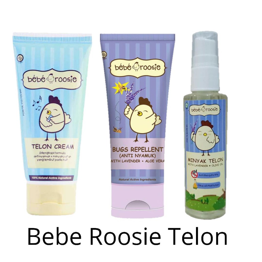 Jual Beberosie Bebe Roosie Telon Cream Bugs Repellant Bugs Spray Minyak ...