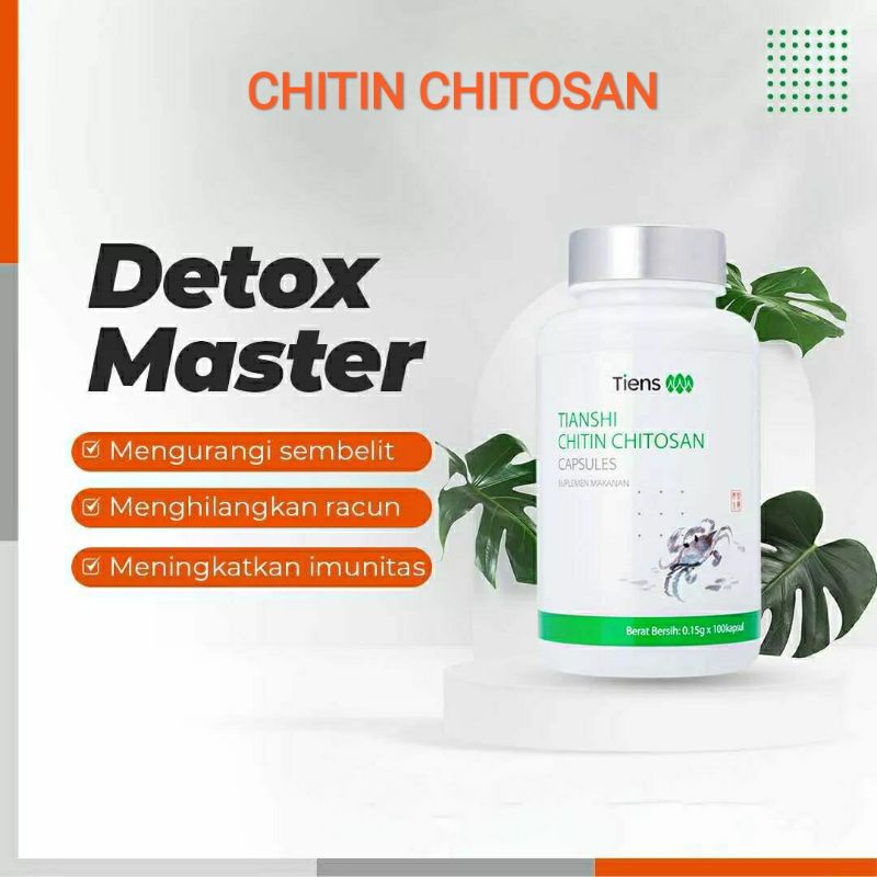 Jual Chitin Chitosan Tianshi Tiens Master Detox | Shopee Indonesia