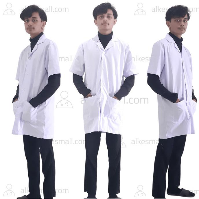 Jual Baju Seragam Jas Lab/ Jas Praktikum/ Baju Laboratorium Lengan ...