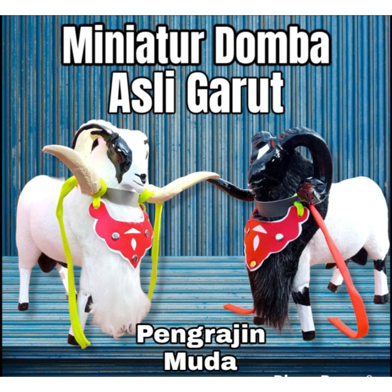 Jual Miniatur Domba Garut Adu/Boneka Domba Garut/Mainan anak khas Garut ...