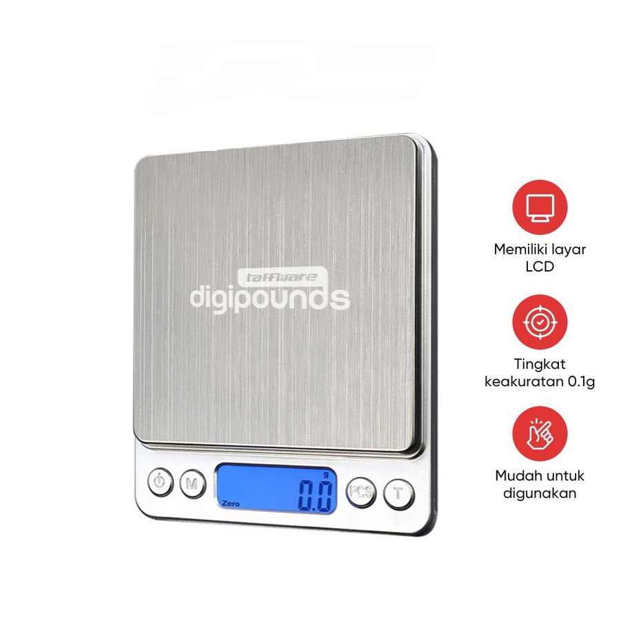 Jual Timbangan Mini Digital Digipounds Portable Timbangan Dapur 3000g 0 ...