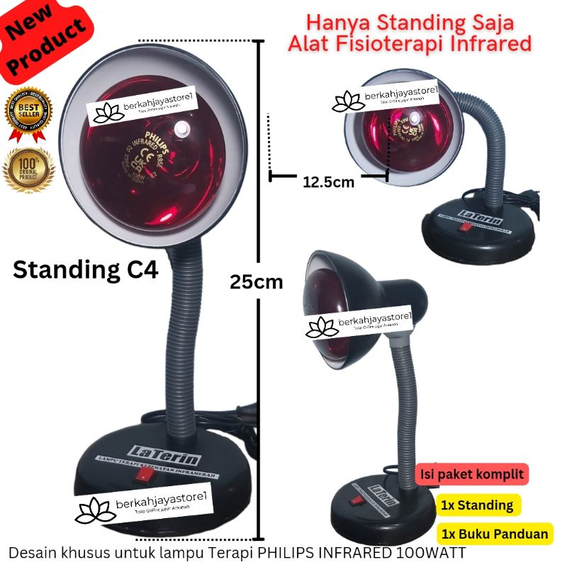 Jual Alat fisioterapi set Lampu Terapi infra red infra merah infrared ...