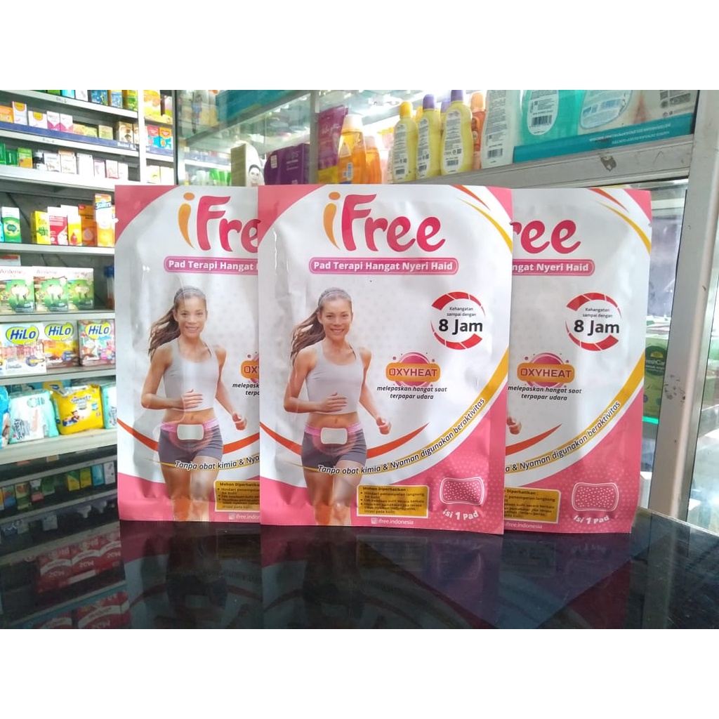 Jual IFREE PAD TERAPI HANGAT NYERI HAID @1PAD i free terapi nyeri haid ...