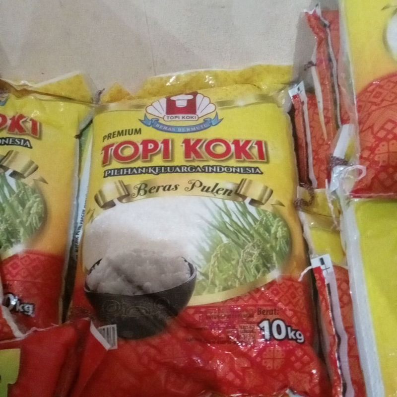 Jual Beras Topi Koki 10kg | Shopee Indonesia