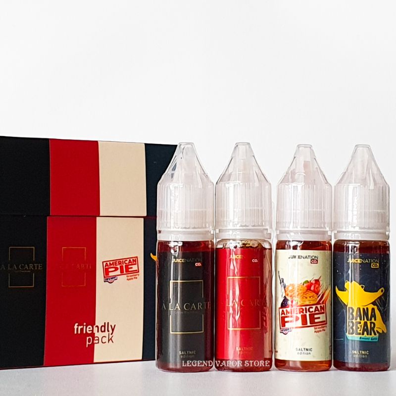 Jual SALT NIC - LIQUID JUICENATION FRIENDLY PACK 15ML X 4 AUTHENTIC ...