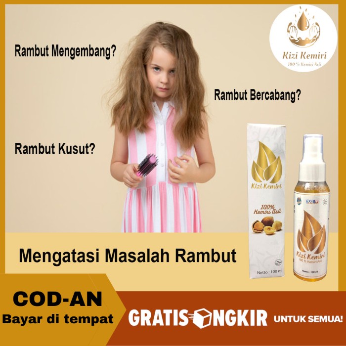 Jual Saku Minyak Kemiri Untuk Rambut - Vitamin Rambut Anak - Kizi ...