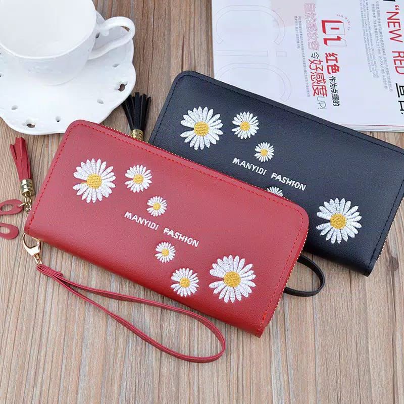 Jual Dompet Panjang Wanita Korea Wallet Motif FOREVER YOUNG Matahari ...