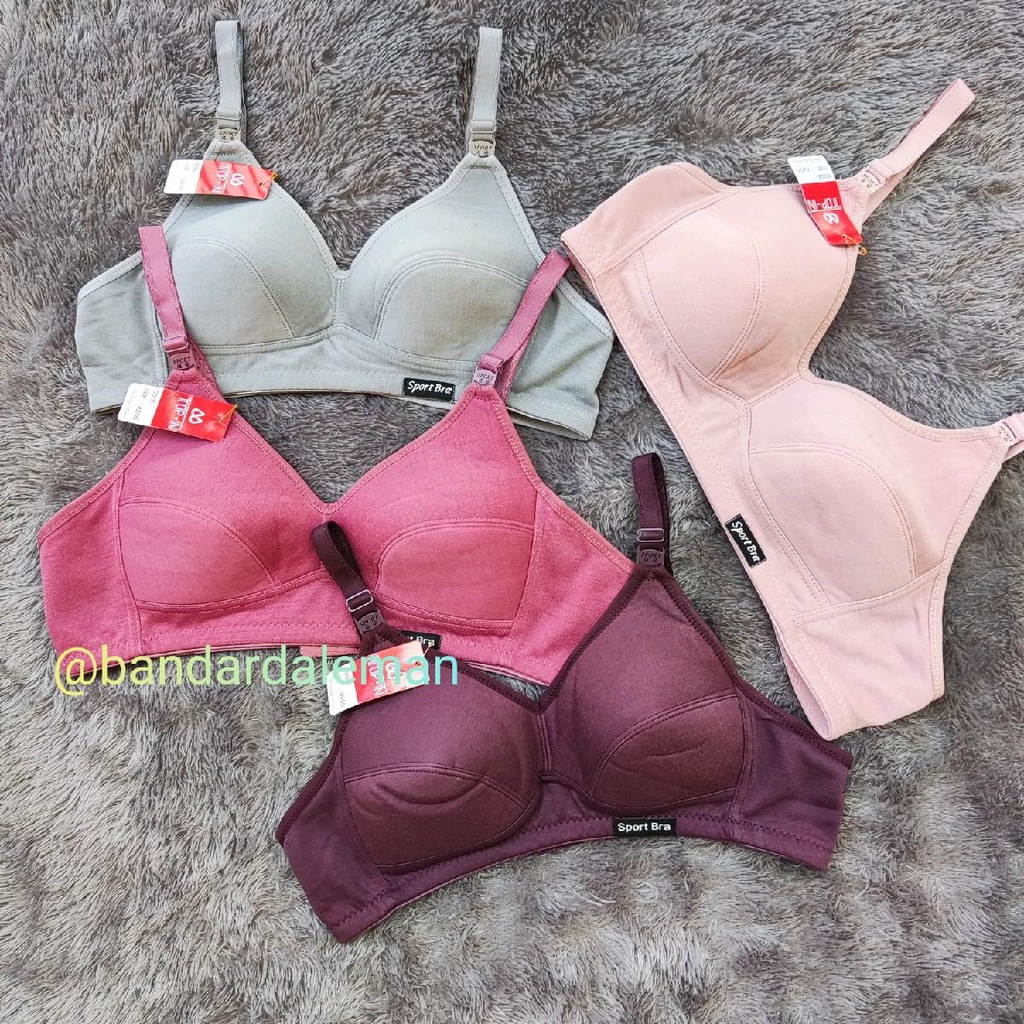 Jual Bra Bh Wanita Non Busa Non Kawat Super Jumbo Besar | Shopee Indonesia