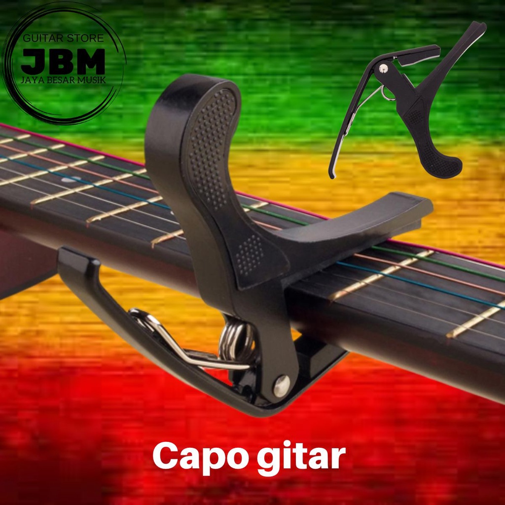 Jual Capo Guitar Tuning Clamp black | Shopee Indonesia