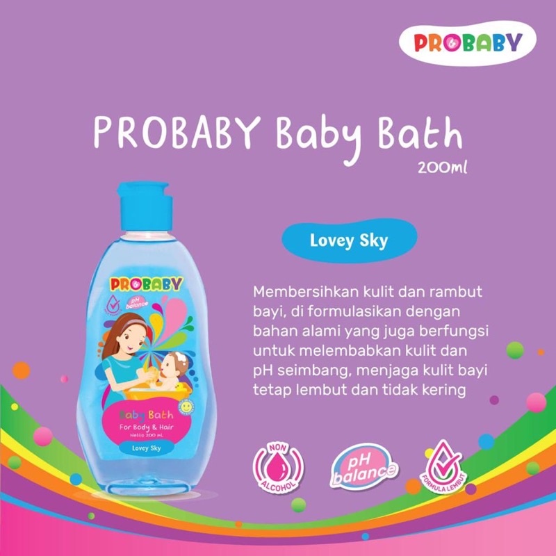 Jual PROBABY Baby Bath Hair Body 200 ml Sabun Mandi Bayi 2in1 Body dan ...