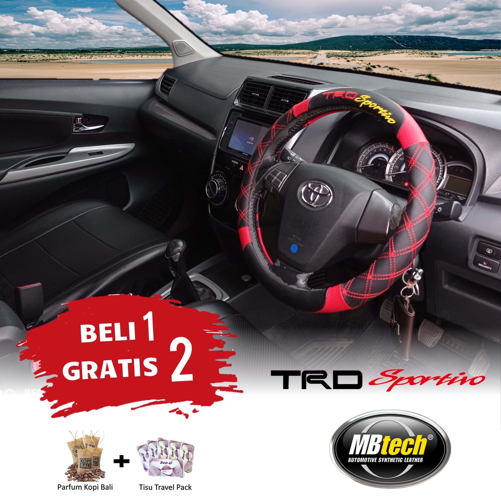 Jual Cover Stir Mobil Toyota Sarung Setir Mobil Toyota TRD Sportivo ...