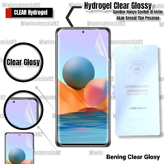 Jual Hydrogel CLEAR Front + Back Xiaomi 14 14T Pro 14 ULTRA 13/ 13T/ 12T /12 /12Pro /12Lite /11T ...