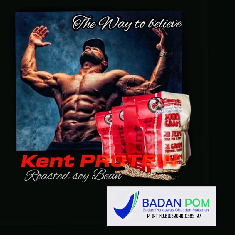 Jual ORIGINAL! Whey Pro" Kent protein BUBUK KEDELAI 1000 GRAM | Shopee ...