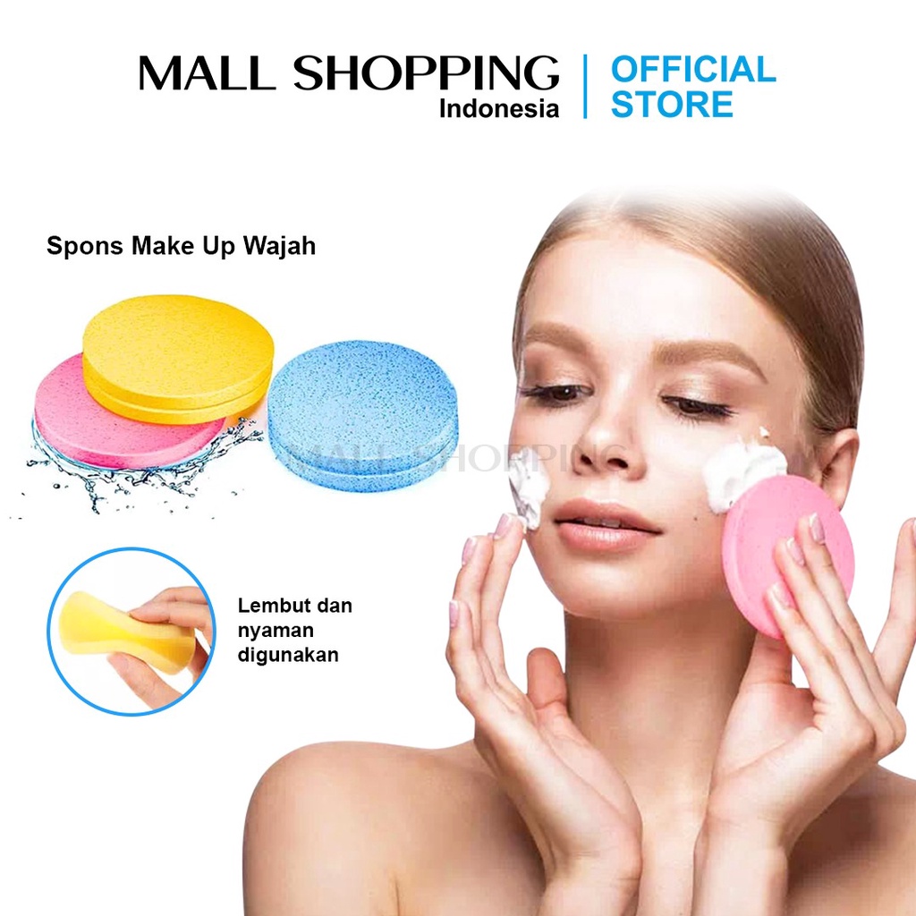 Jual Stick Spons Kentang Facial 1 set 12 Sponges Make Up Wajah ...