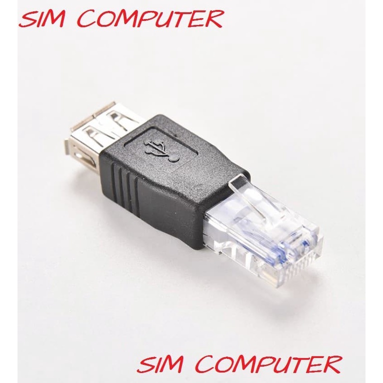 Jual USB TO LAN USB KE LAN Adapter Converter LAN Ethernet RJ45 Male Ke ...