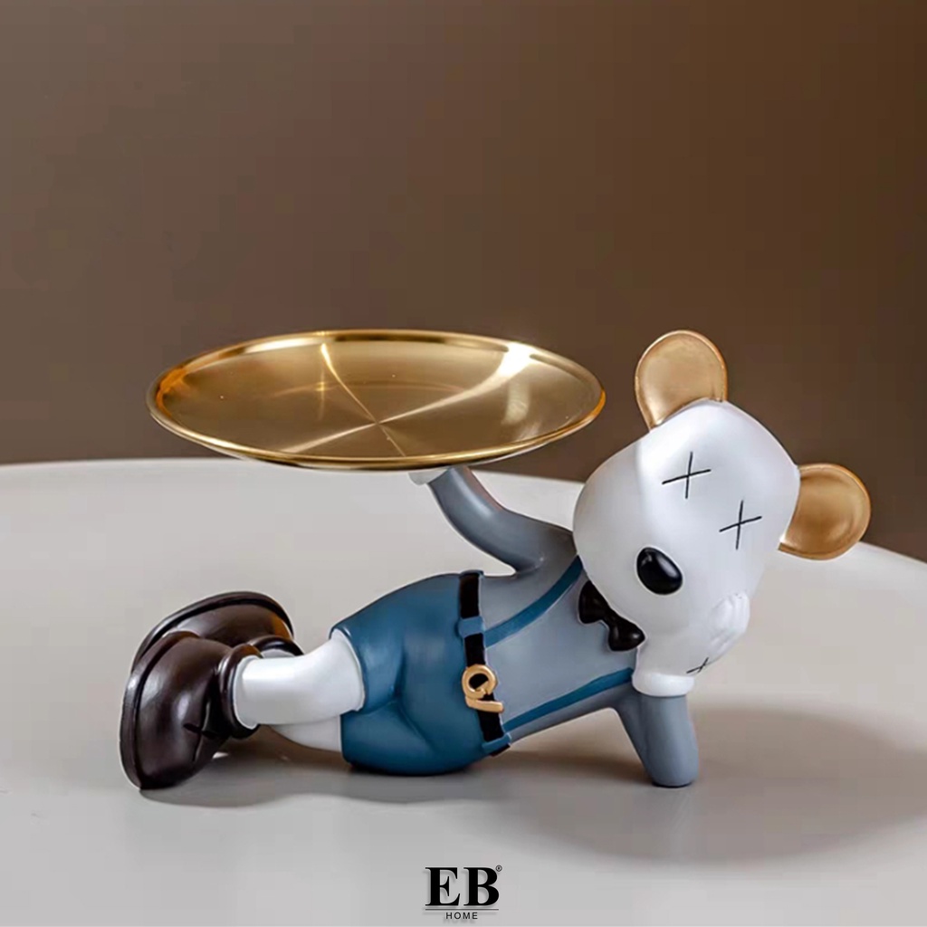 Jual Patung Mouse Kaws Tray Unik / Functional Tray Figurine EB Home ...
