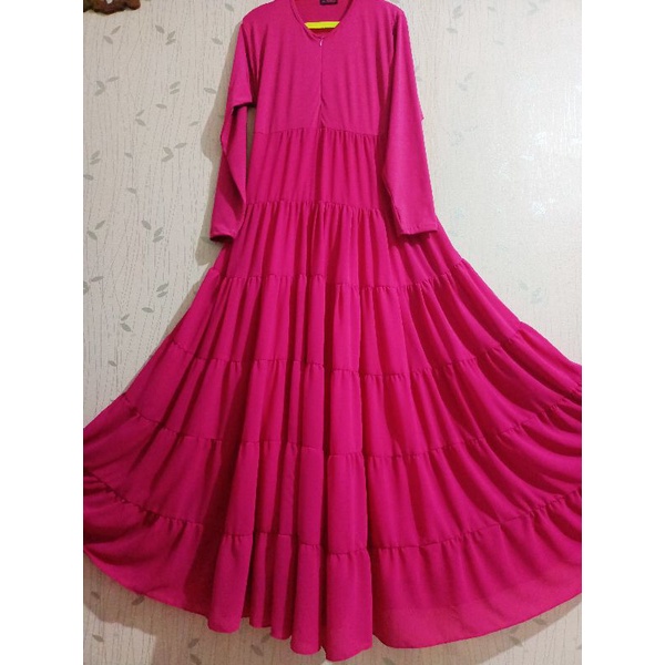 Jual New gamis basic susun look like sisesa | Shopee Indonesia