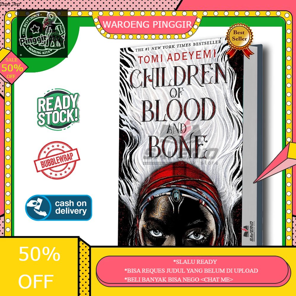 Jual Buku Children of Blood and Bone by Tomi Adeyemi | Shopee Indonesia