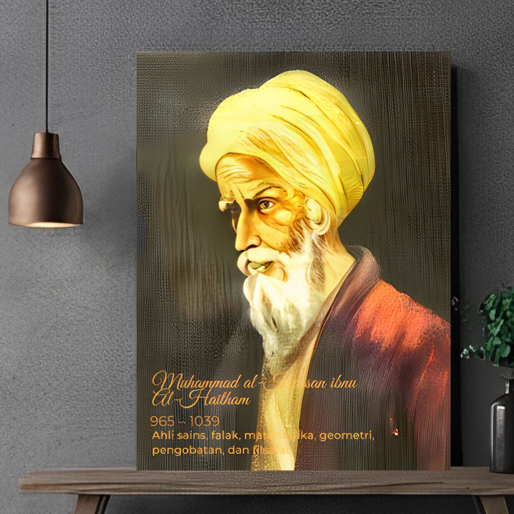 Jual POSTER ILMUWAN TERKENAL DUNIA IBNU HAITAM / HIASAN DINDING ...