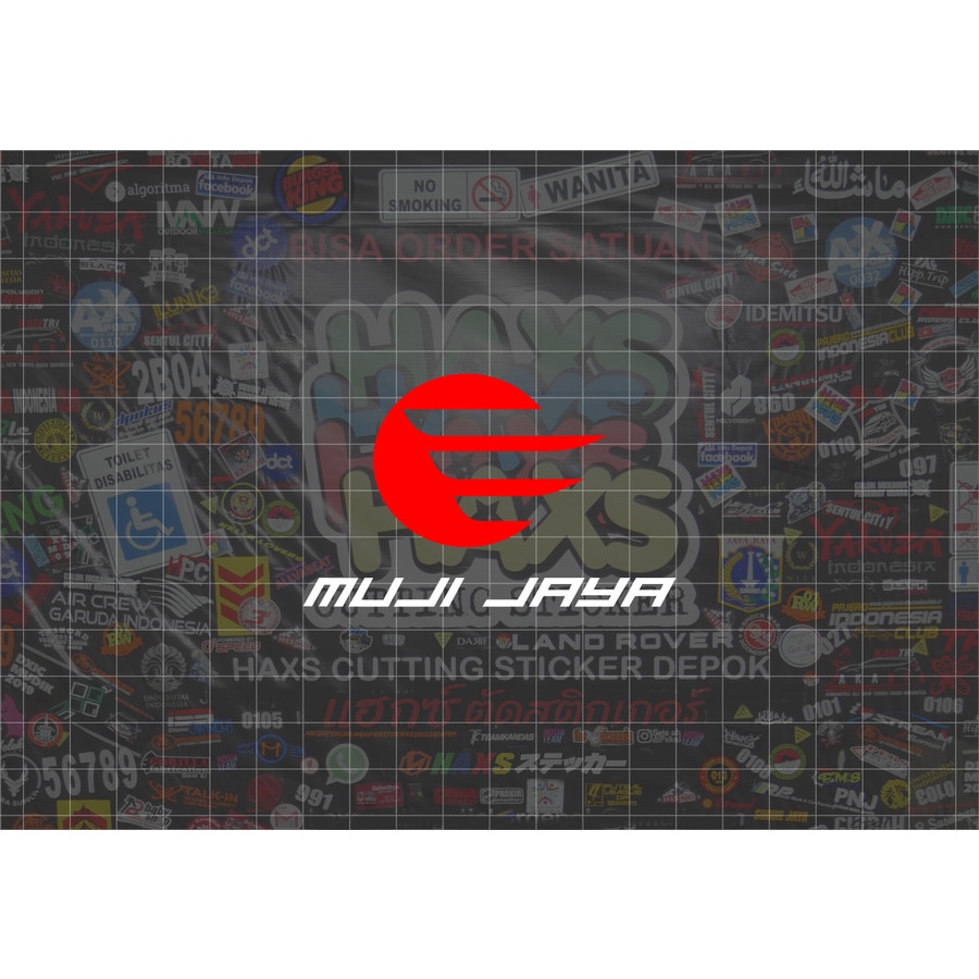 Jual Cutting Sticker Logo Muji Jaya Ukuran 8 Cm Motor Mobil V2 | Shopee ...