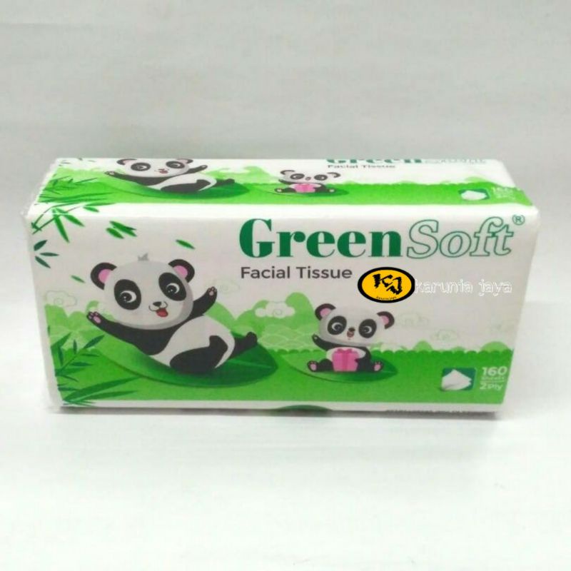 Jual Tisu Green Soft Facial Tissue 160 Sheets 2Ply | Shopee Indonesia