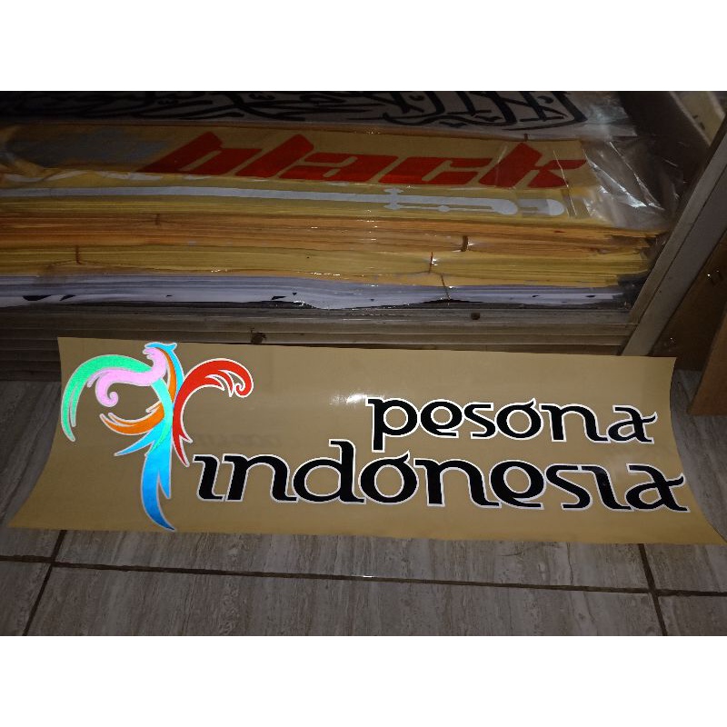 Jual Cutting Sticker Logo Pesona Indonesia | Shopee Indonesia