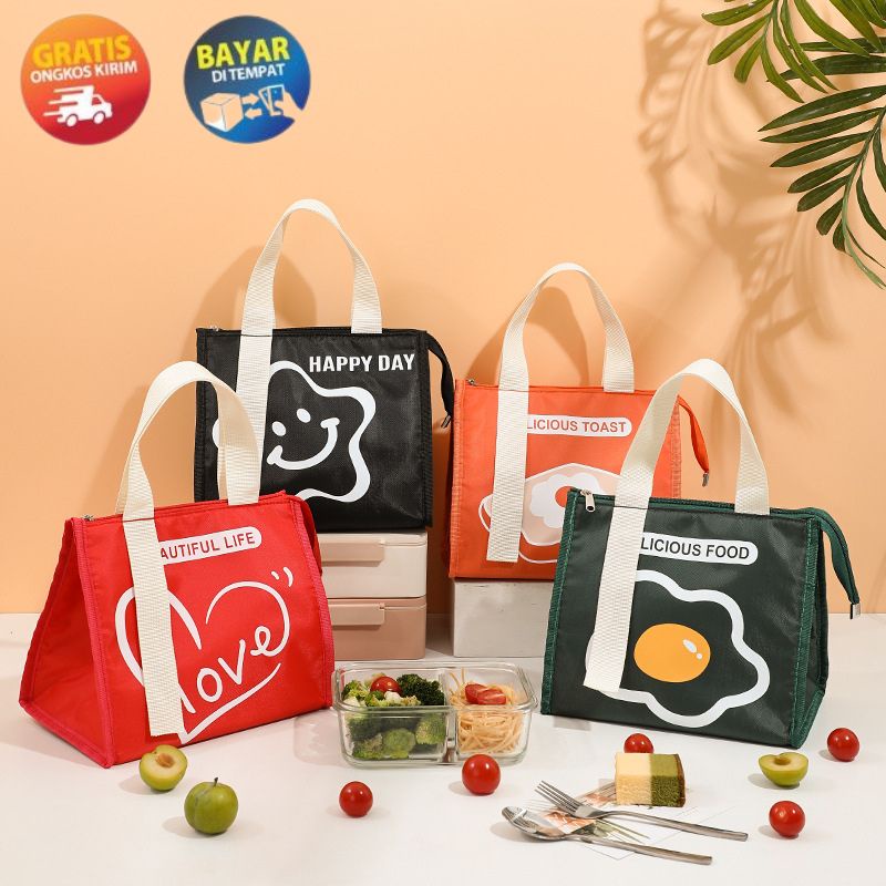 Jual KP106 - TAS BEKAL MAKANAN ANAK LUNCH BAG TEMPAT BEKAL ANAK TEMPAT ...