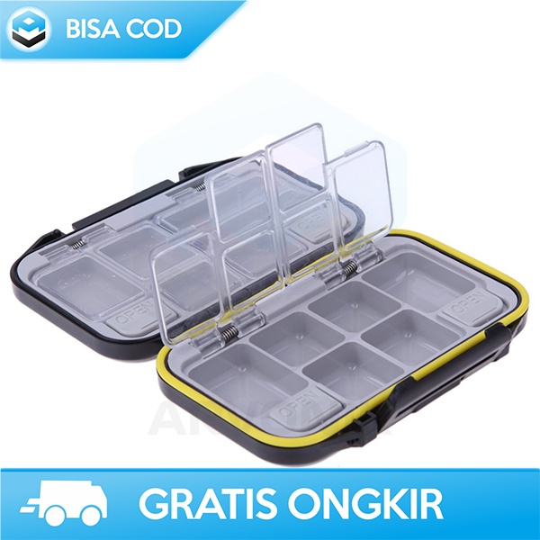 Jual BOX KAIL PANCING 12 RUANG KOTAK PENYIMPANAN ALAT PANCING PRAKTIS ...