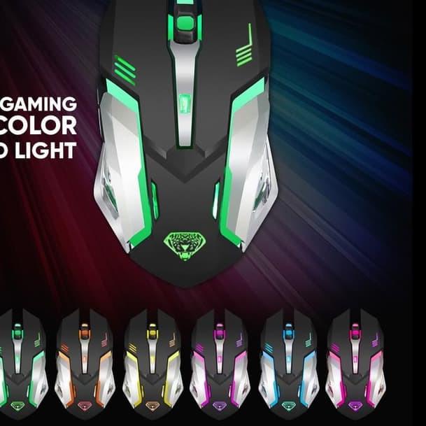 Jual Kualitas Dijamin Mouse Wireless Gaming Charging Silent 2.4Ghz 7 ...