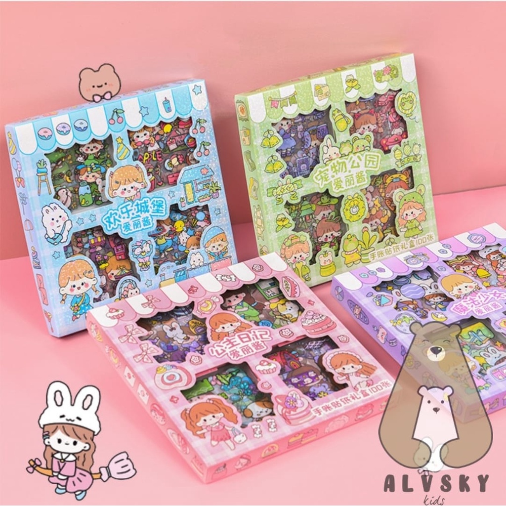 Jual STICKER LUCU 2D LUCU TUMBLER AESTHETIC WATERPROOF / STIKER MOMO ...