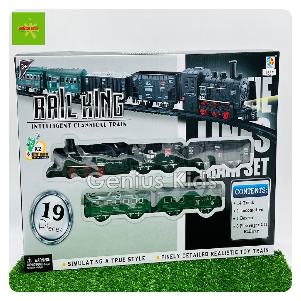 Jual Mainan kereta rel rail king train set classic train set | Shopee ...