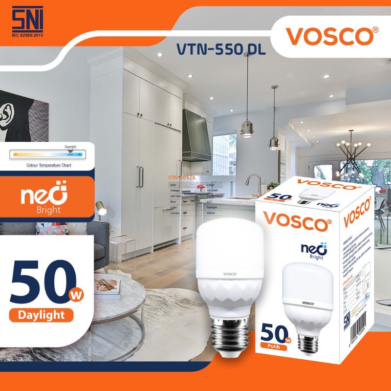 Jual Lampu Led Vosco 50watt 50w | Shopee Indonesia