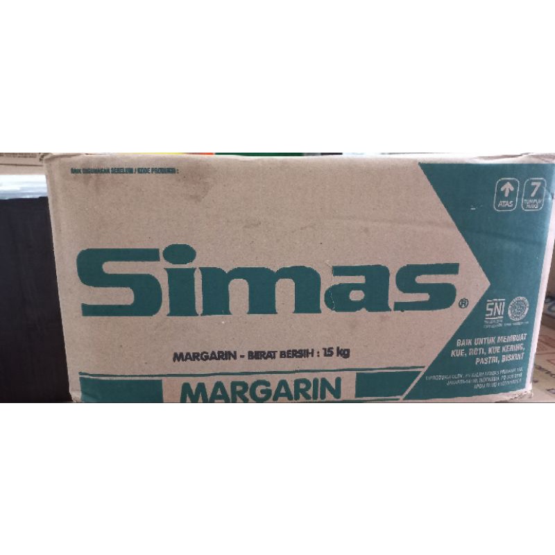 Jual simas margarine mentega repack 500g | Shopee Indonesia