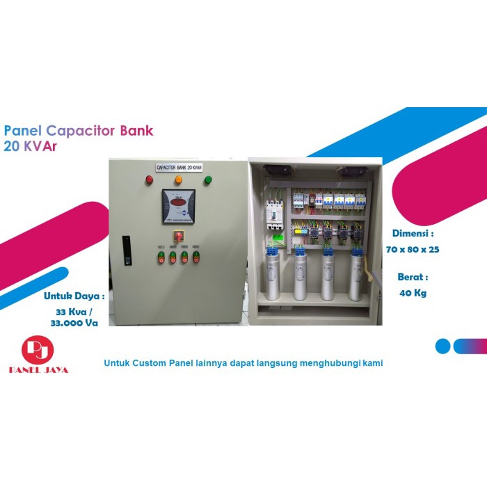 Jual Panel Kapasitor Bank 20 Kvar (Panel Capacitor Bank Perbaikan ...