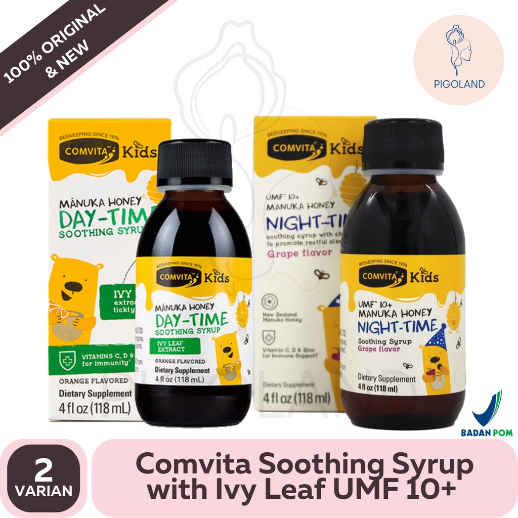 Jual Comvita Kids Day Night Time Soothing Syrup UMF 10+ Manuka Honey ...