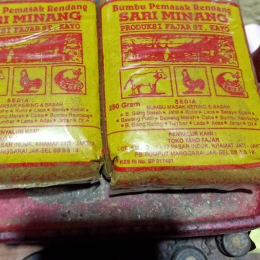 Jual Segera sari minang rendang Bumbu rendang bumbu pemasak rendang ...