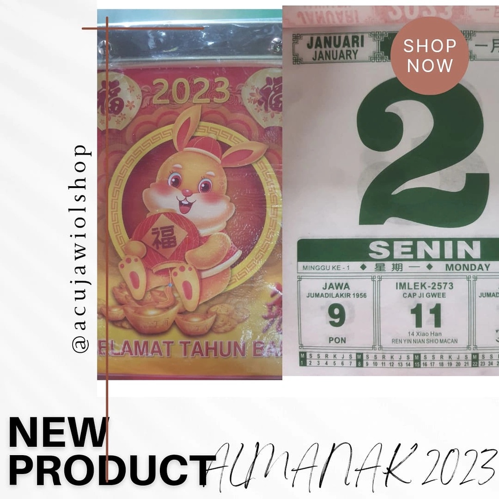 Jual KALENDER ALMANAK 2023 | Shopee Indonesia