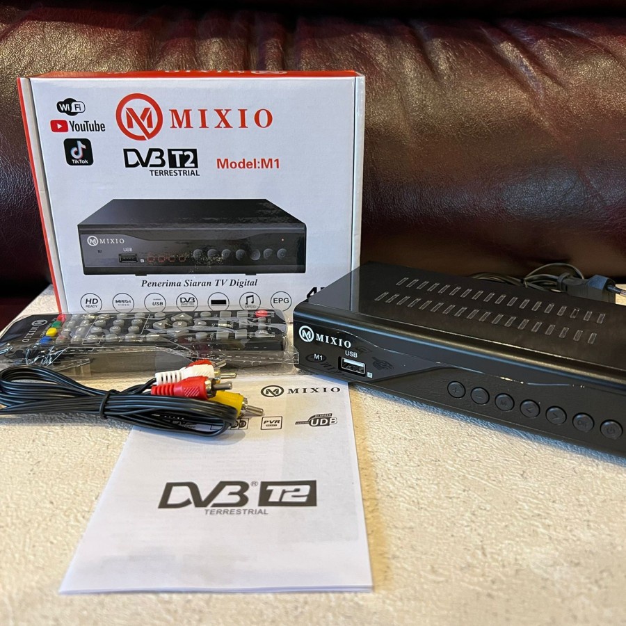 Jual STB TV DIGITAL Mixio m1 tv digital dvb t2 set top box wifi stb ...