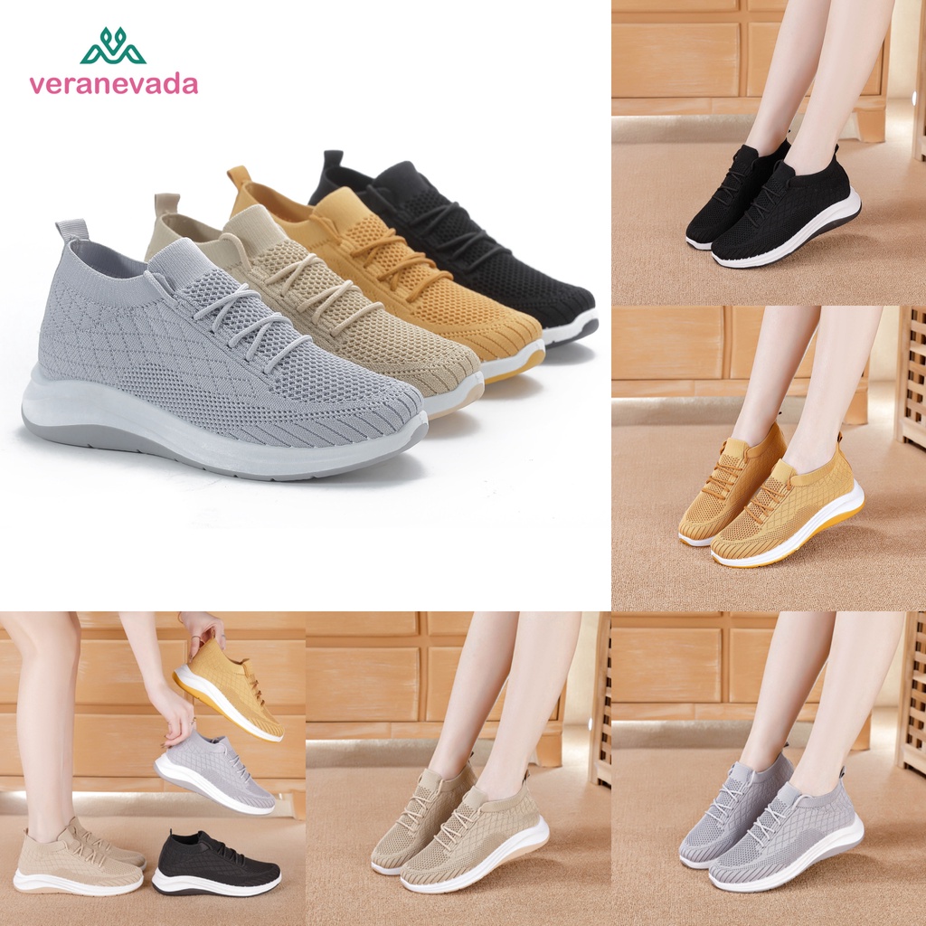 Jual Vera Nevada Sepatu Sneakers Wanita Sport Shoes A30 | Shopee Indonesia