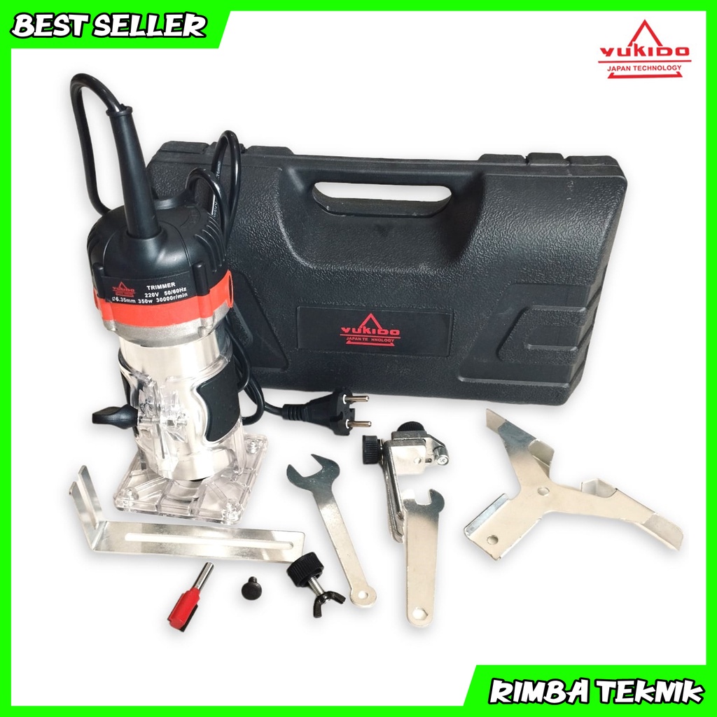 Jual Yukido AB-370 Mesin Profil Kayu 6 mm - Mesin Trimmer Router List ...