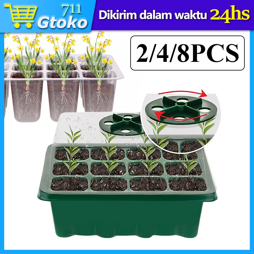 Jual Tray Semai 12 Lubang Plastik Seeding Tray 12 Hole | Shopee Indonesia