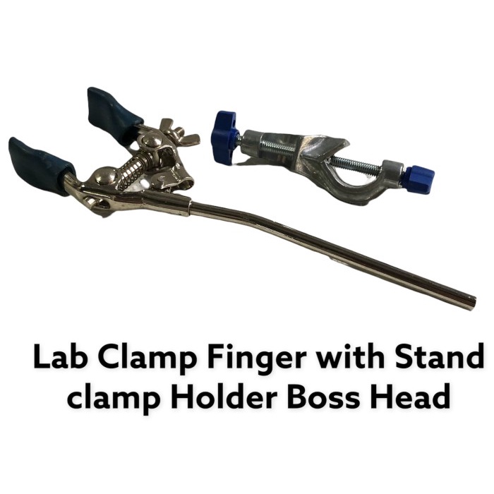 Jual Lab Clamp Finger with Lab Stand Clamp Holder Boss Head (SM-164 ...