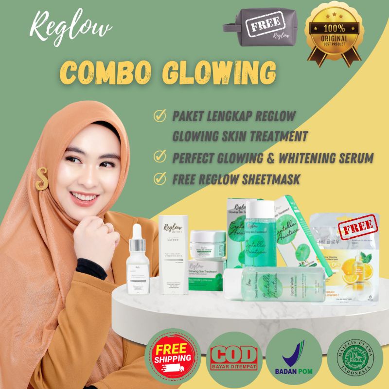 Jual Reglow paket korean glassskin series by dr. shindy putri atasi ...