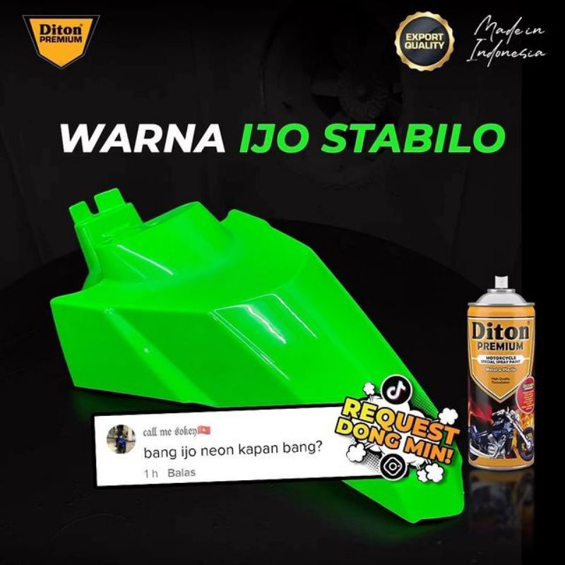 Jual Pilok Hijau Stabilo 9012 ijo neon Diton Premium Fluorescent Green ...