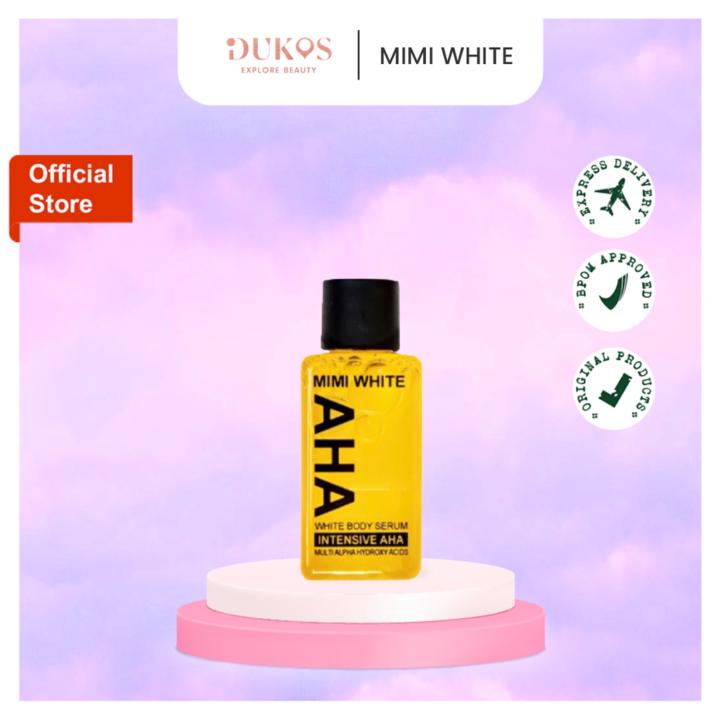 Jual MIMI WHITE AHA BODY SERUM 30ML BPOM | Shopee Indonesia