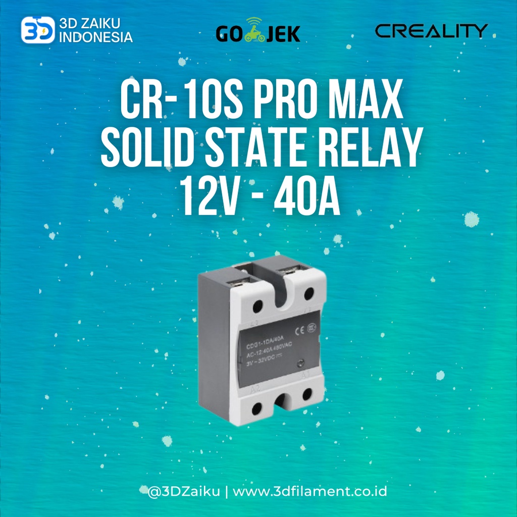 Jual Creality 3D Printer CR-10S Pro MAX Solid State Relay 12V 40A ...