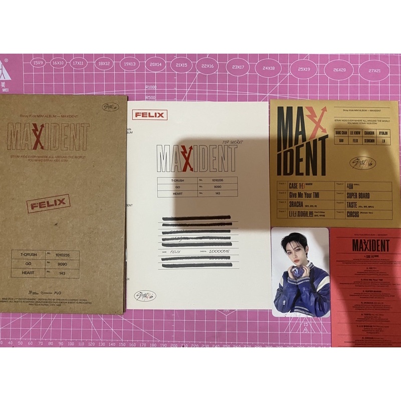 Jual STRAY KIDS MAXIDENT CASE VERSION UNSEALED OFFICIAL PHOTOCARD POB ...