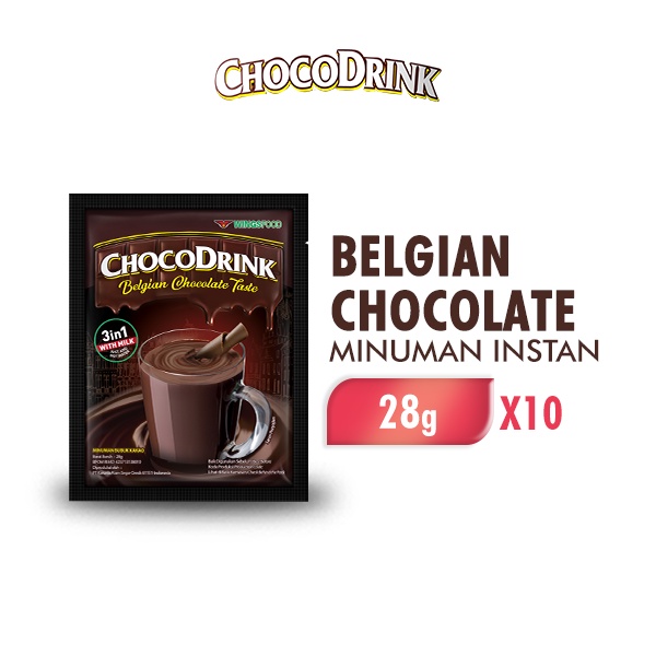 Jual Chocodrink Belgian Chocolate Minuman Instan 10 x 28 gr | Shopee ...